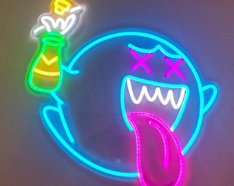Super Mario Neon - Etsy