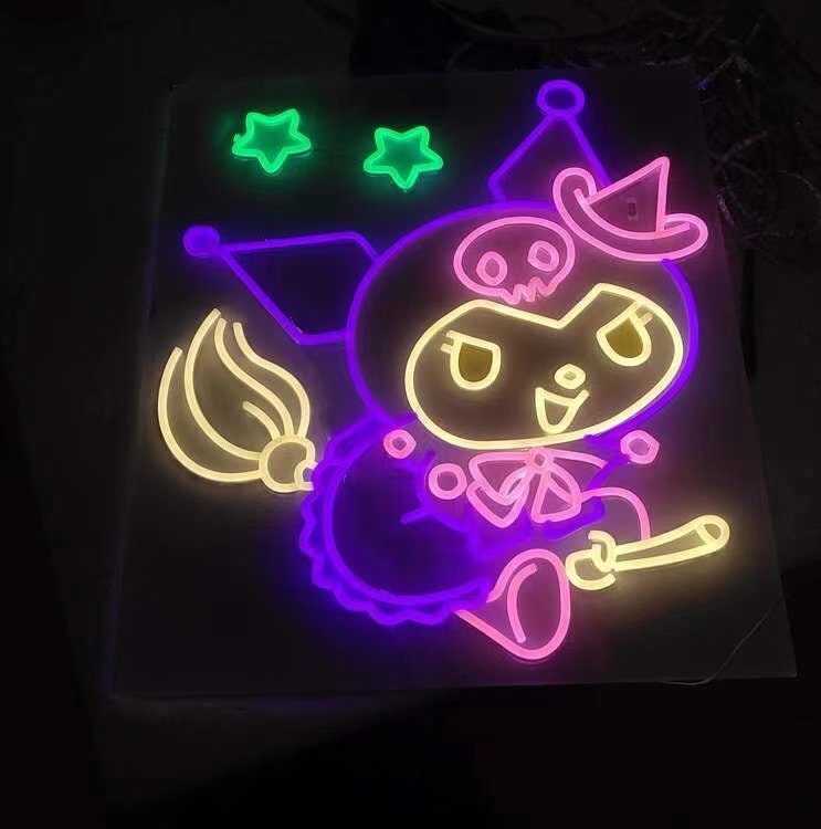 Kuromi Neon Sign Sanrio Kuromi Neon Sign Girl Game Room | Etsy Canada