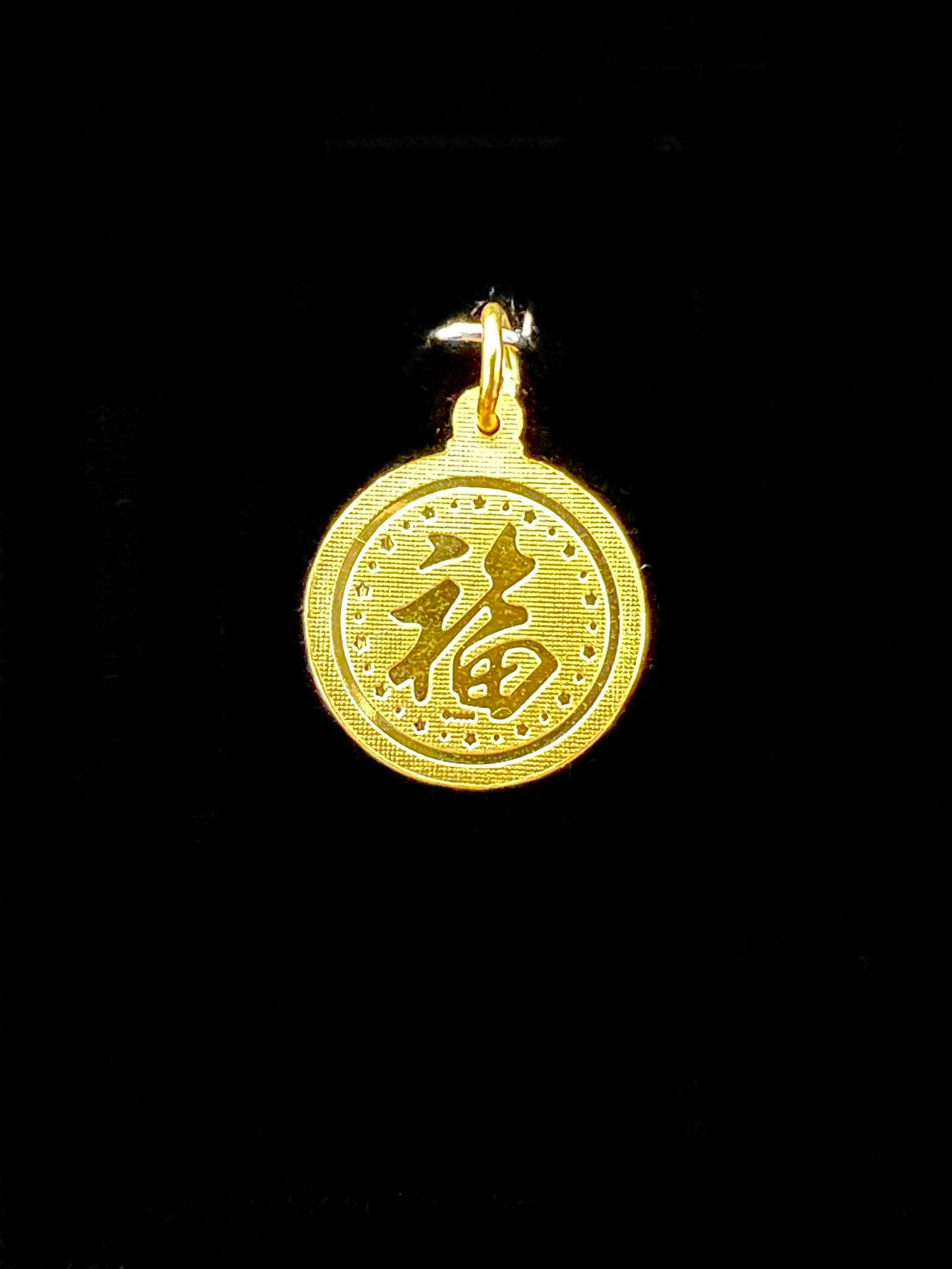 24k Gold Round Rat Pendant (solid, 15mm) - Etsy