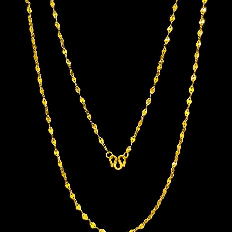 24k Gold Chain - Etsy