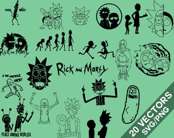 Rick and Morty Svg - Etsy