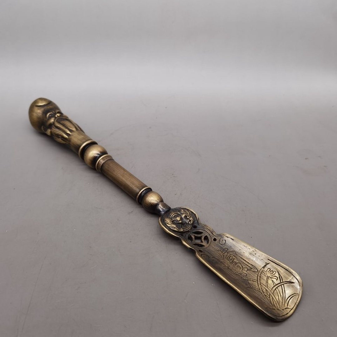 Chinese Antique Pure Copper Shoe Puller - Etsy