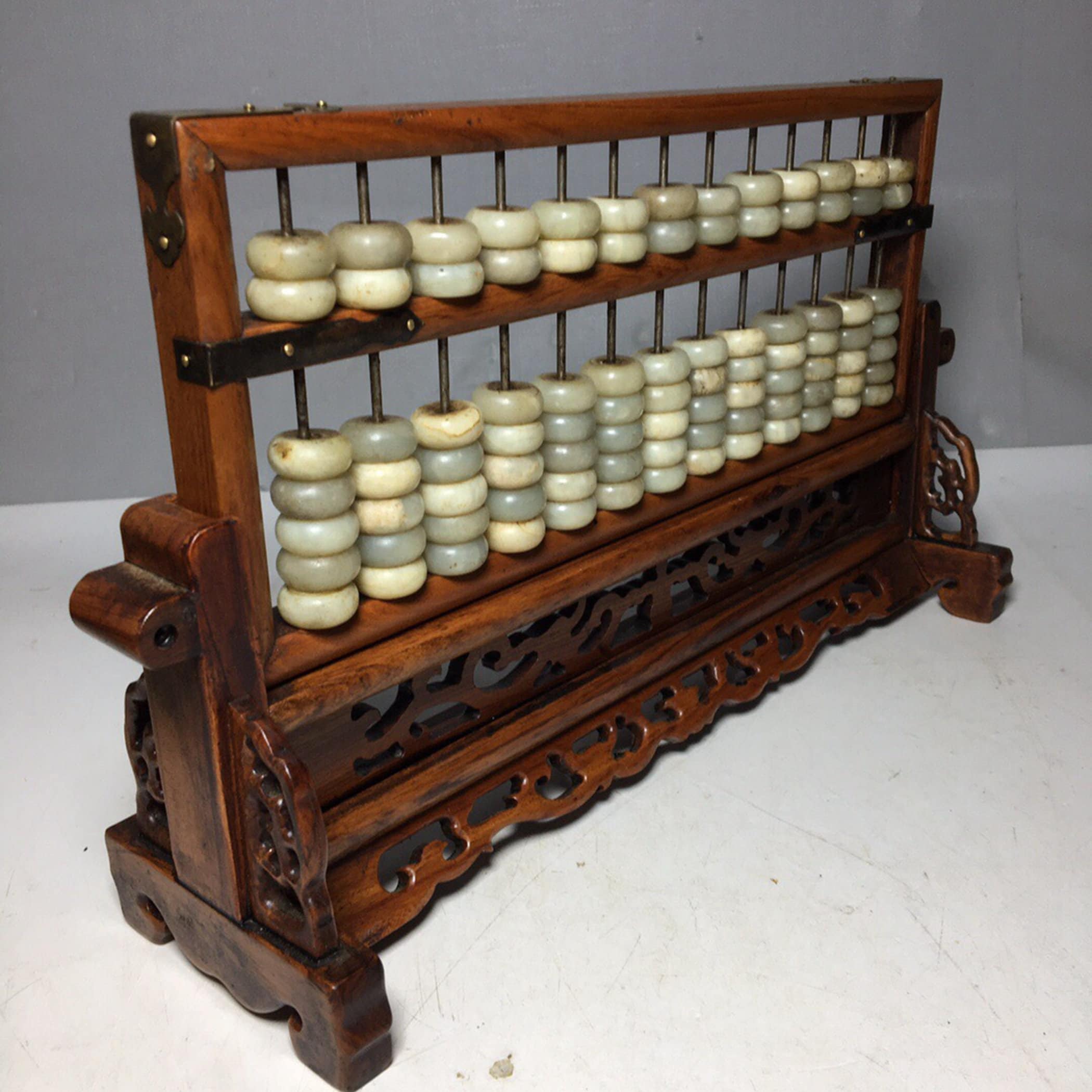 Ebony Abacus/collectibles Hand-carved Chinese Antique Ebony - Etsy
