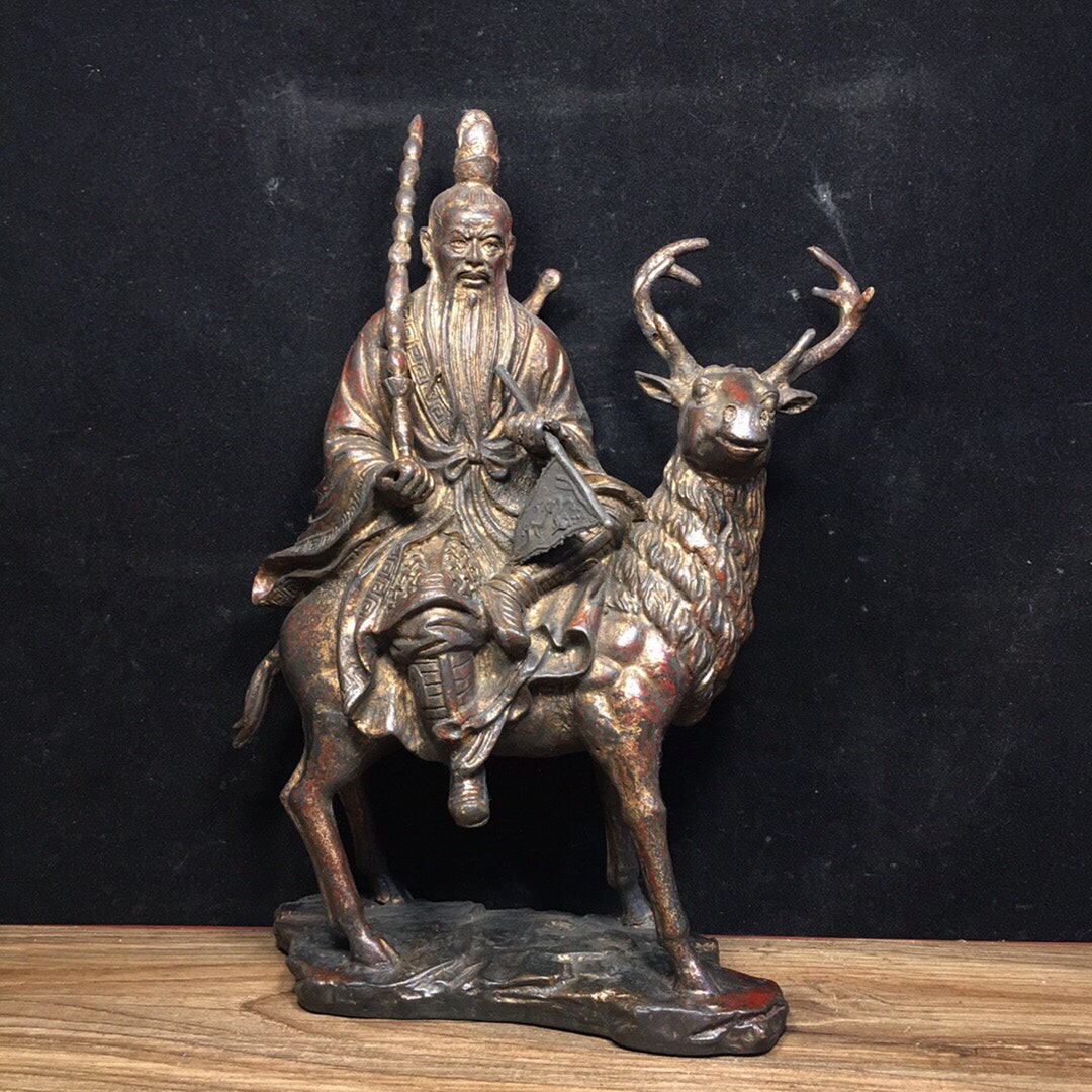 Chinese Antique Pure Copper Ginger Tooth Statue - Etsy