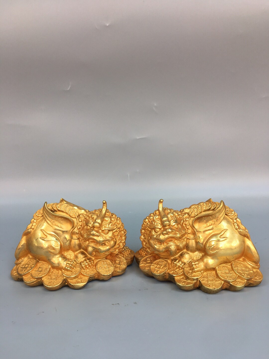 Chinese Antique Pure Copper Pixiu - Etsy