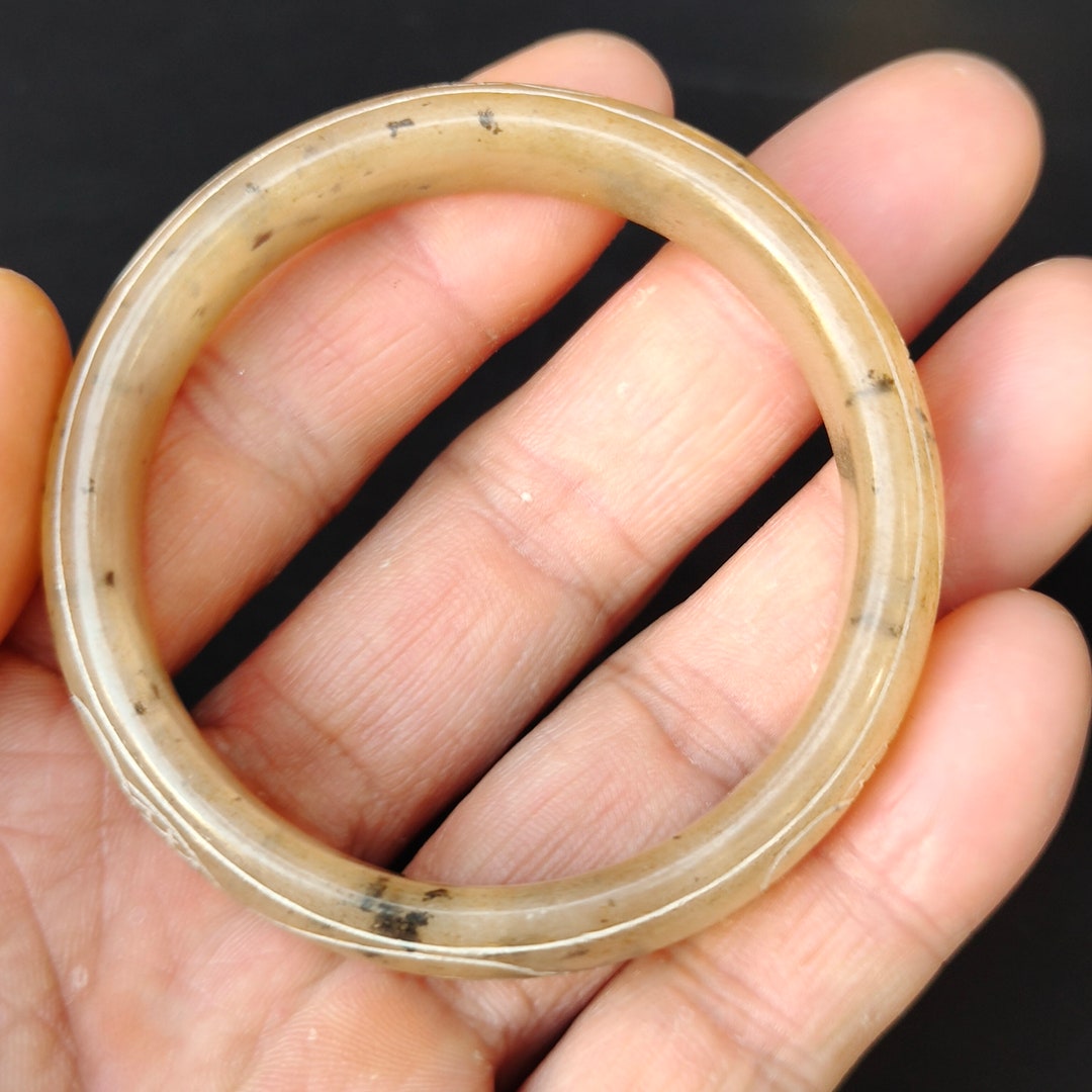 Pure Hand-carved Old Jade Bracelet Crafts.01 - Etsy