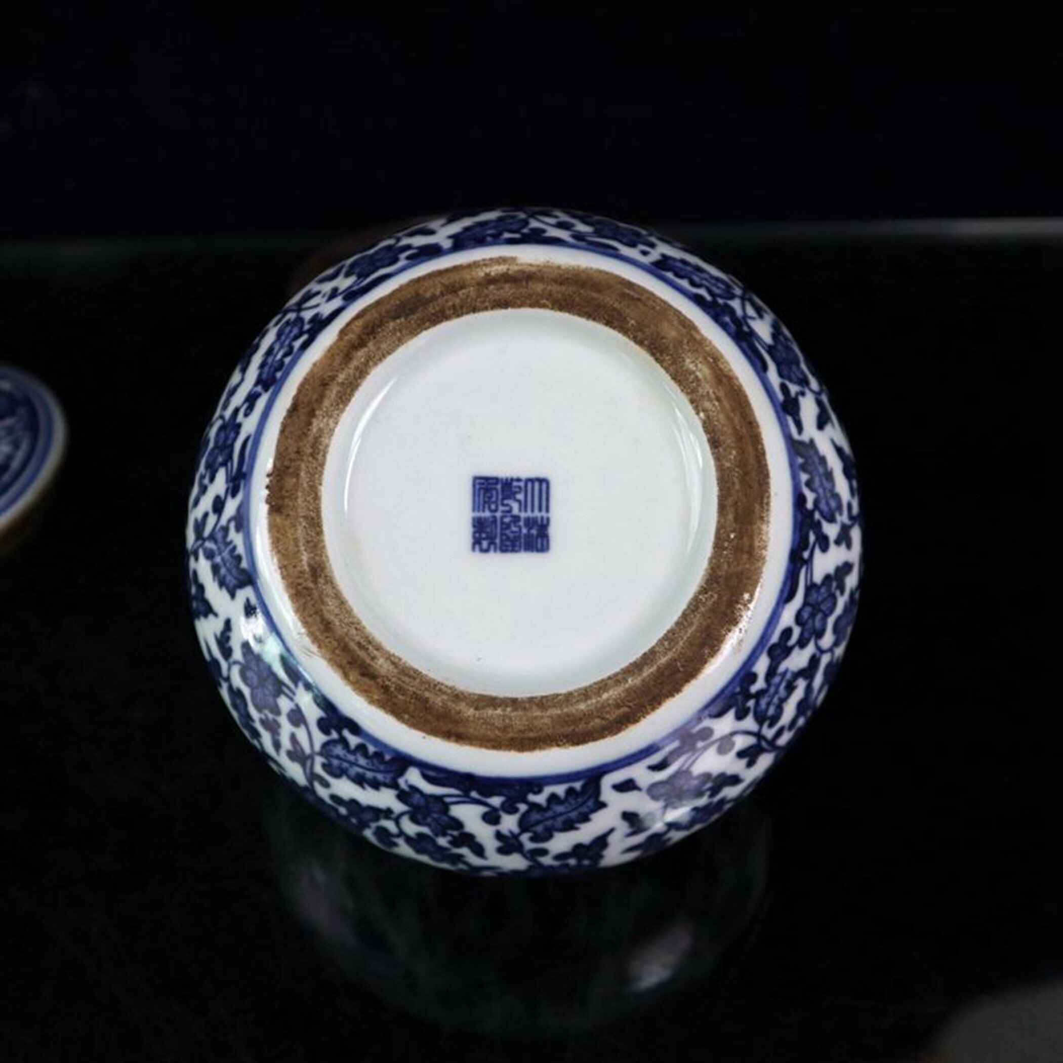 Blue and White Porcelain/handmade Blue and White Twined Lotus | Etsy