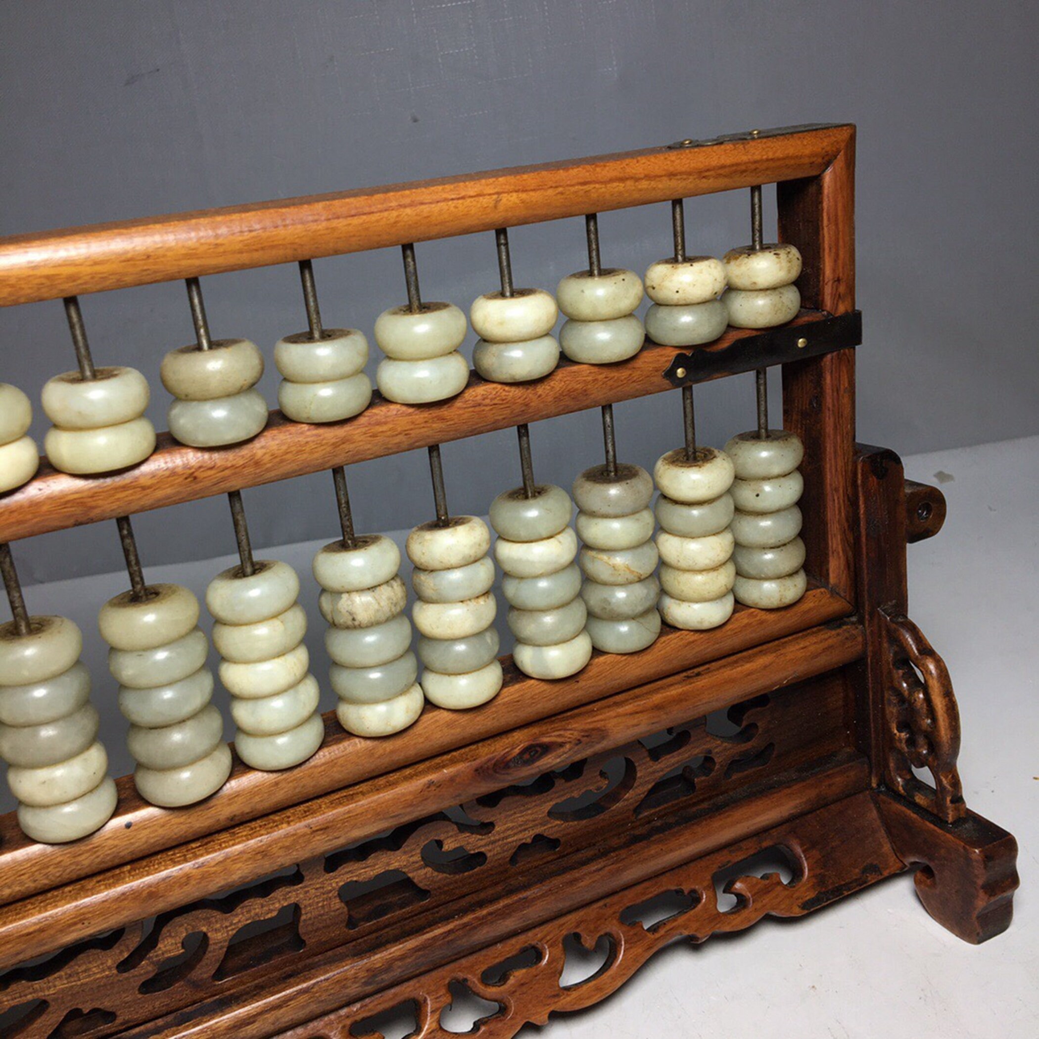 Ebony Abacus/collectibles Hand-carved Chinese Antique Ebony - Etsy