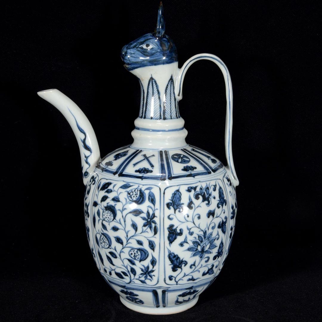 Collectibles Ceramic Flower Pattern Pot - Etsy