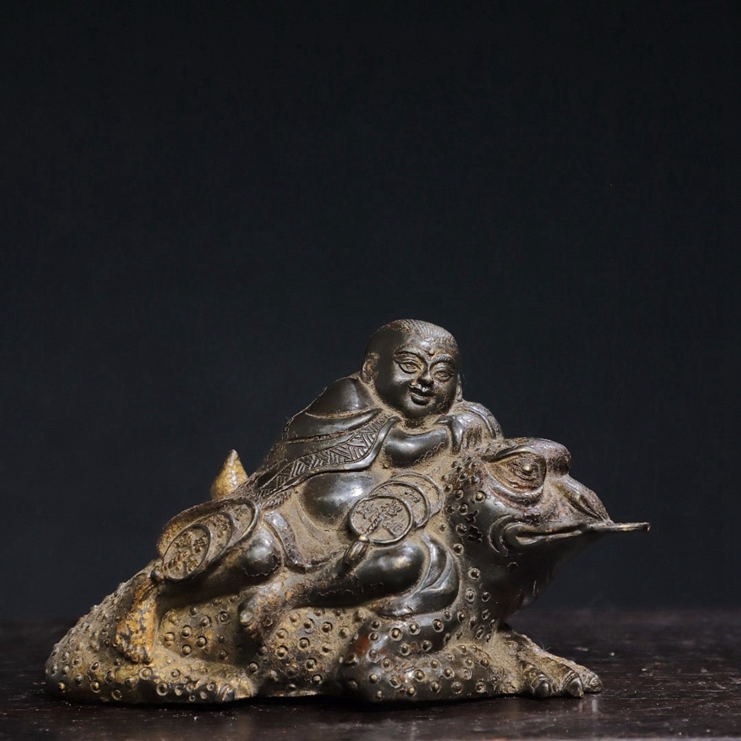 Chinese Antique Pure Copper Buddha Statue - Etsy