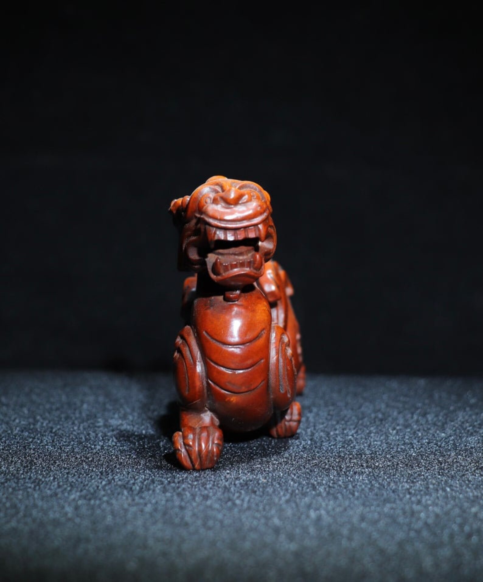 Ancient Chinese Collection of Natural Boxwood Dragon Statues - Etsy