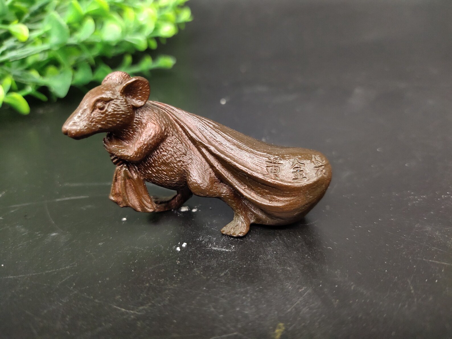 Mouse Money Bag Small Ornaments Solid Copper Gold Bag Money - Etsy