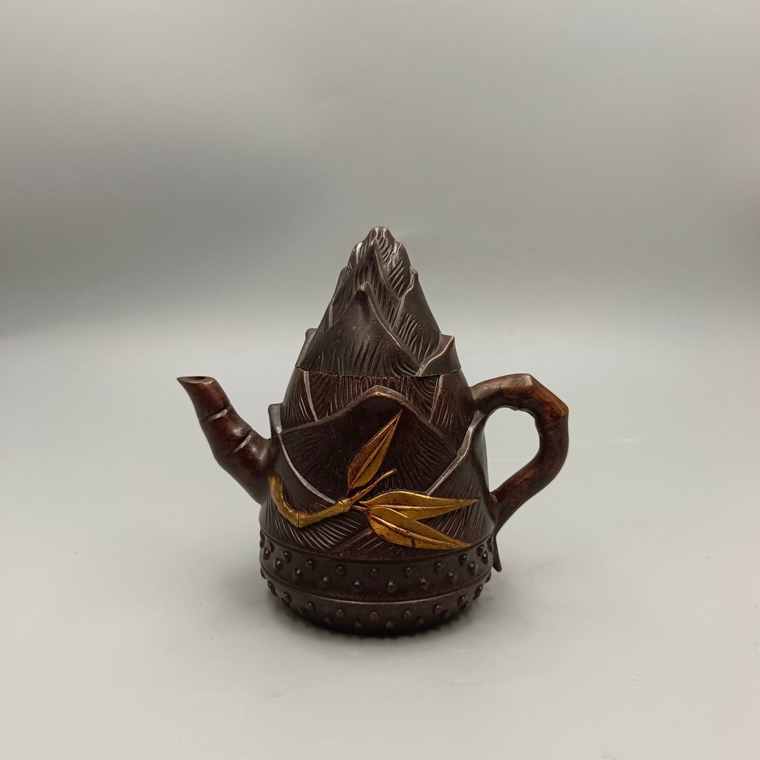 Chinese Antique Pure Copper Bamboo Shoot Pot Copper Wine Pot - Etsy