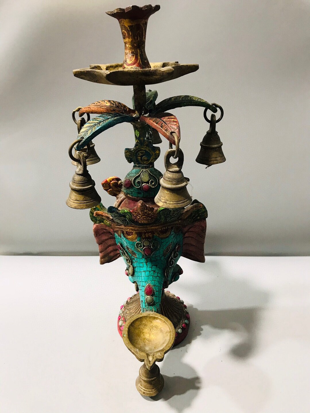 Chinese Antique Pure Copper Wax Platform Ornaments - Etsy