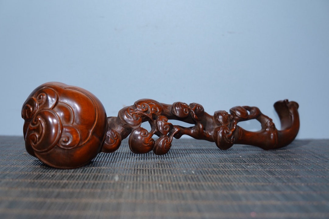 Chinese Antique Boxwood Ganoderma Lucidum Ruyi - Etsy
