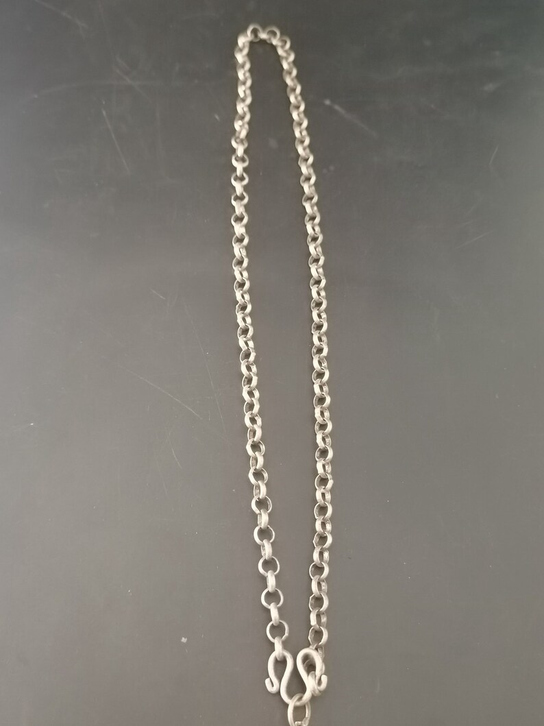 Chinese Antique Silver Necklace - Etsy