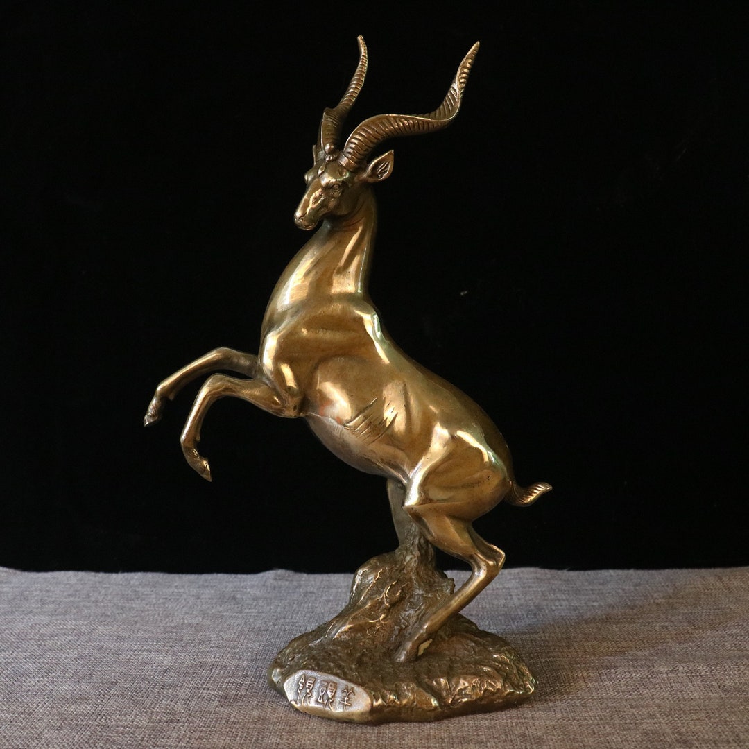 Chinese Antique Pure Copper Sheep - Etsy