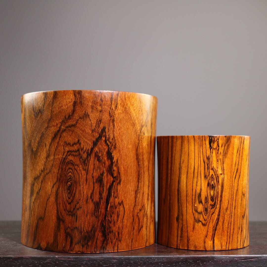 Chinese Antique Large Leaf Yellow Pear Pen Holder - Etsy