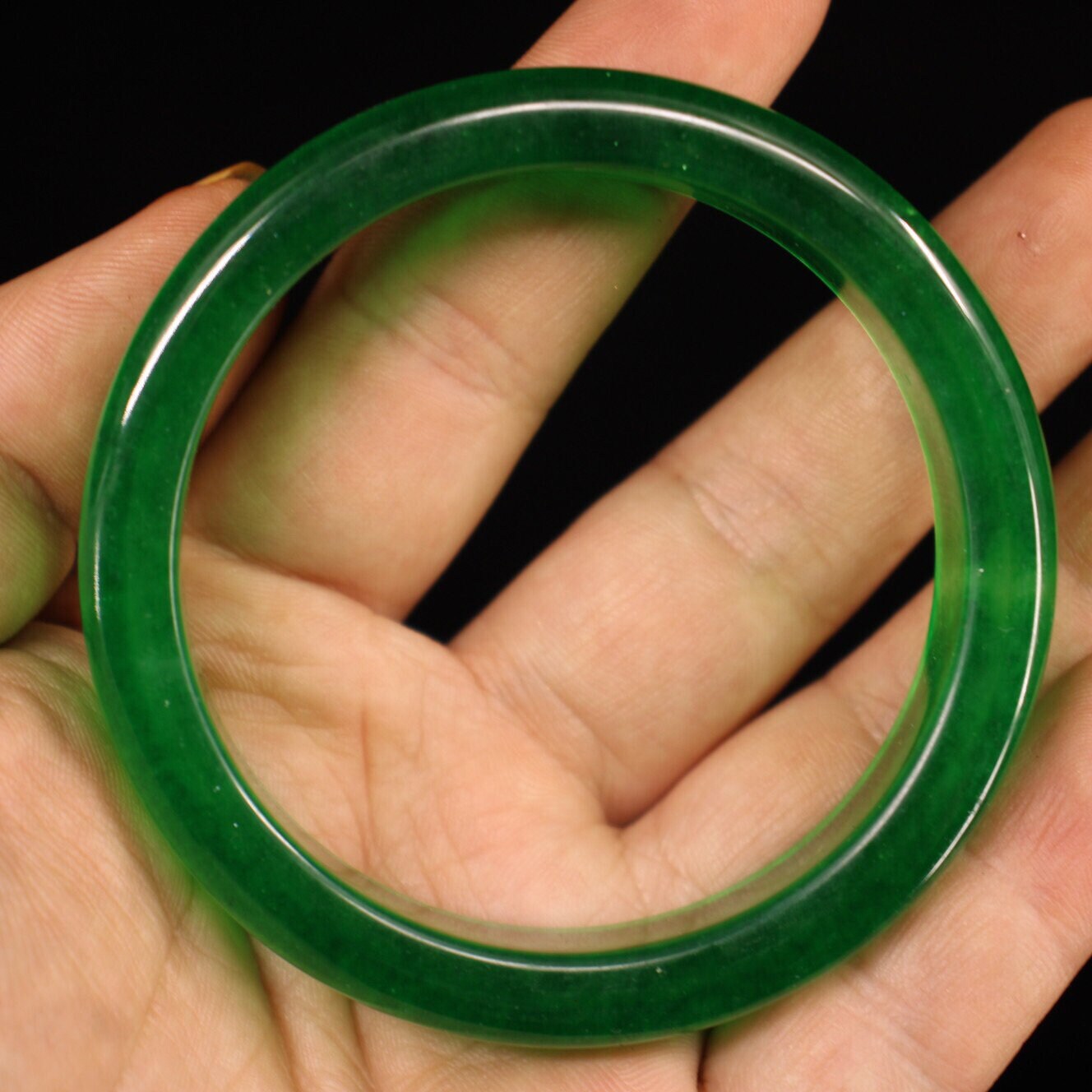 High Ice Jade Bangle Bracelet Collection - Natural Chinese Jade - Etsy