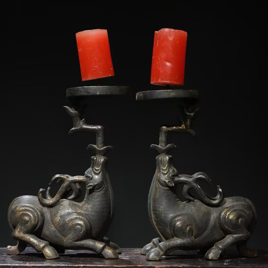 A Pair of Antique Pure Copper Wax Platforms From China - Etsy