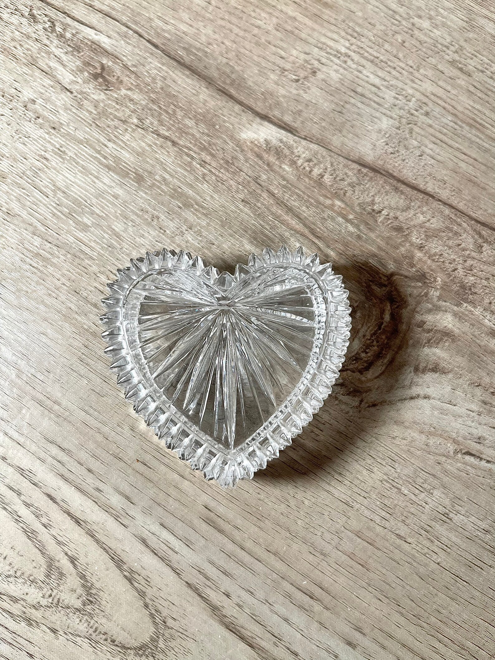 Vintage Heart Shaped Ring Boxes Metal Ring Box Glass Ring - Etsy