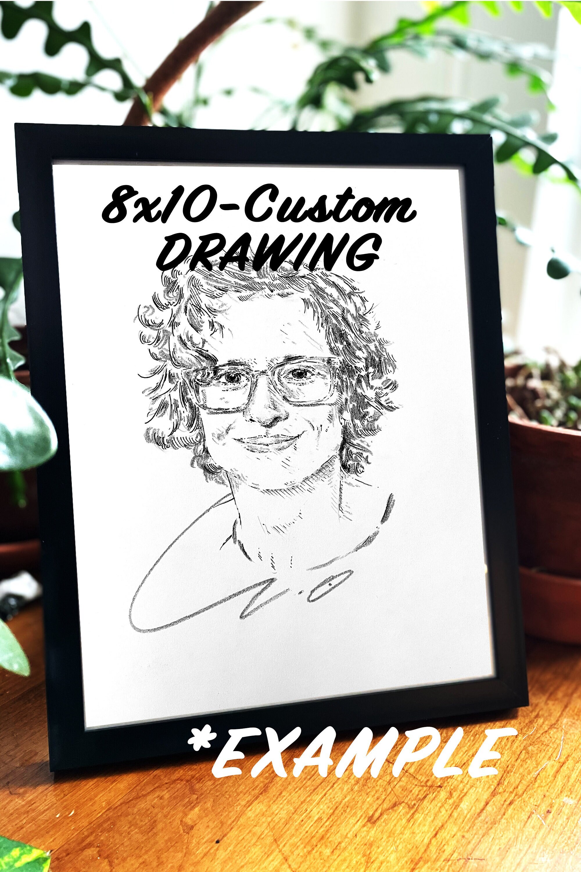 INK & GRAPHITE Custom Portraits Portraits From Photo Ink - Etsy