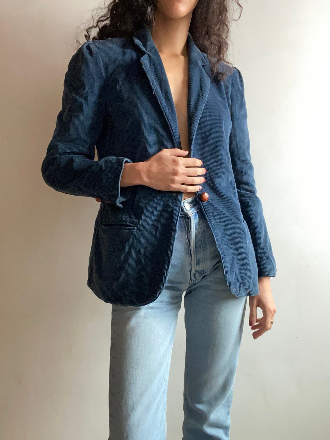 Vintage Corduroy Blazer Jacket, by Danlee - Etsy