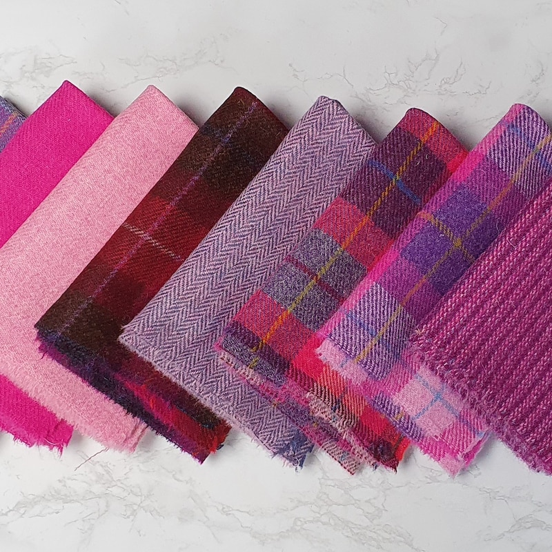 Pink Check Upholstery - Etsy UK