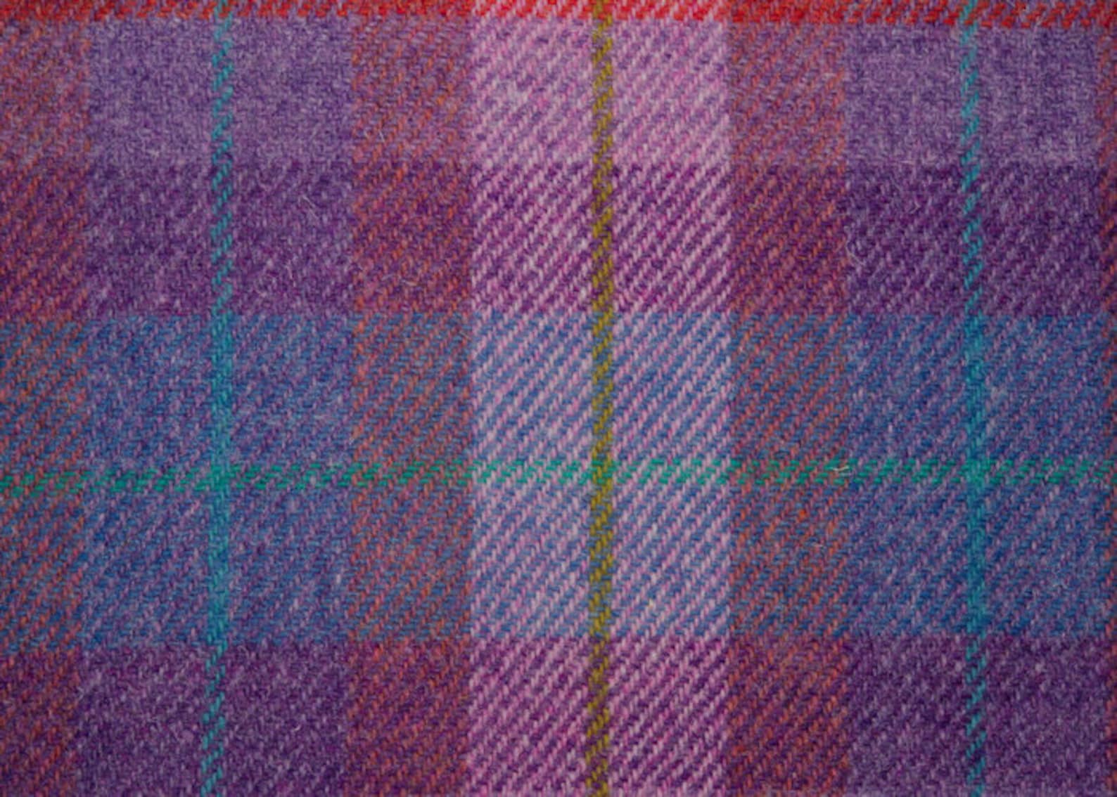 Harris Tweed Fabric Direct From the Isle of Harris Various Purple ...