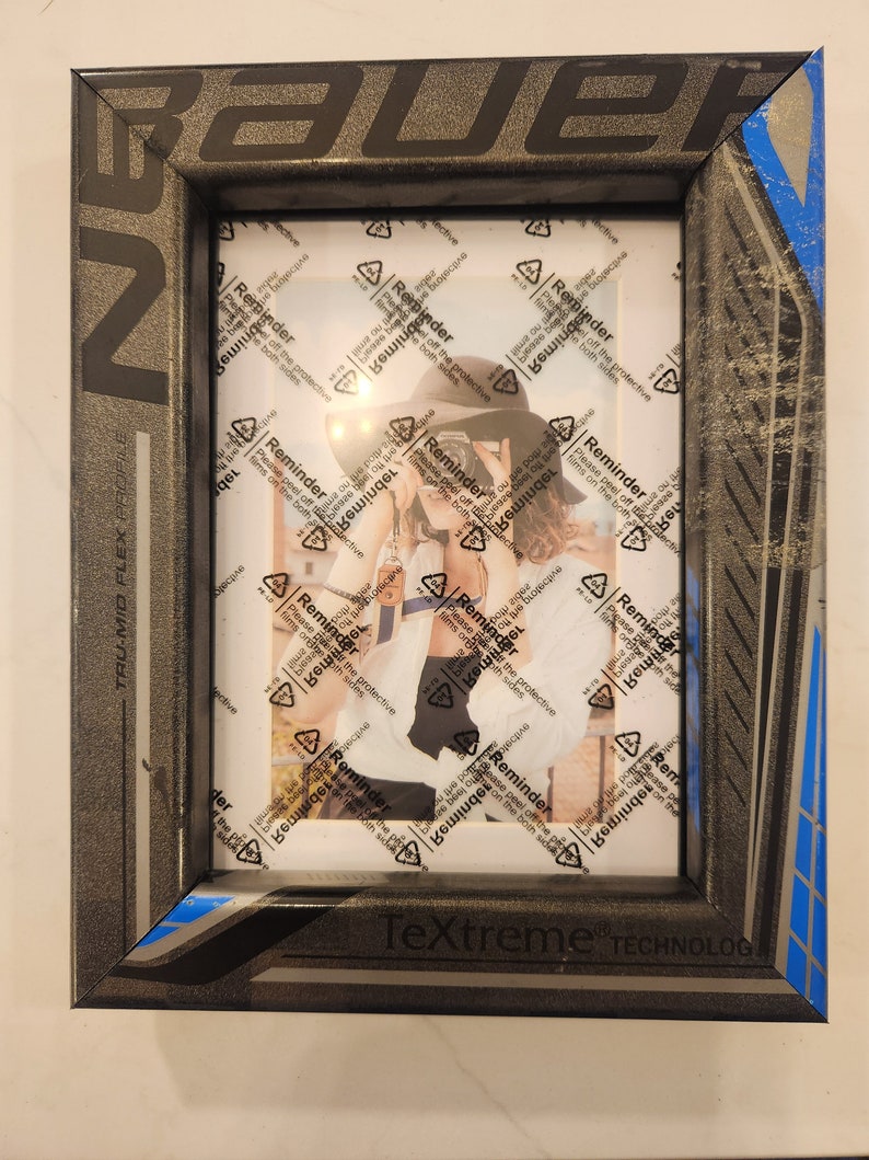Composite Hockey Stick Picture Frame 5x7 4x6 Nexus Tacks True Bauer CCM ...