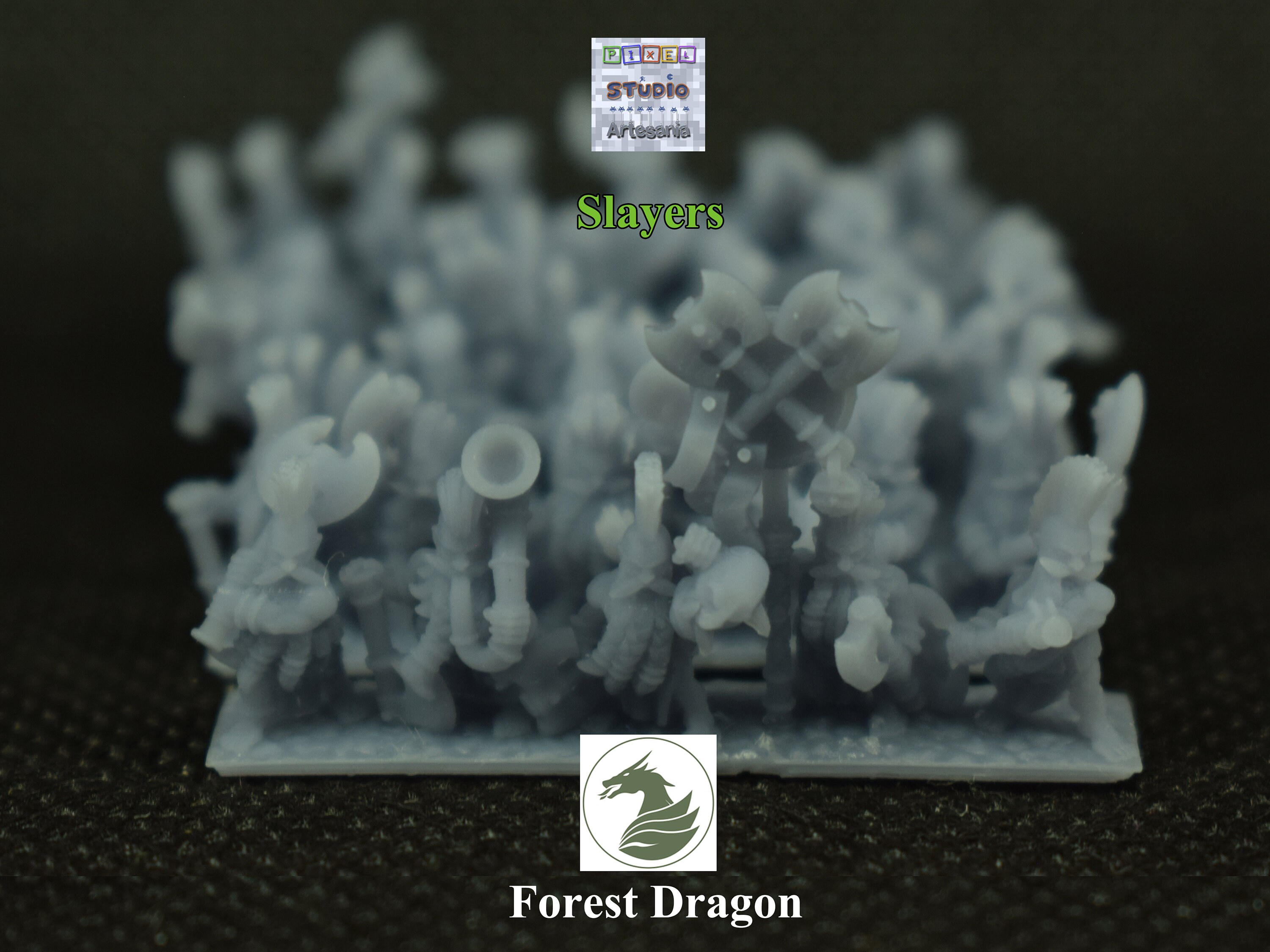 Dwarf Army 10mm Warmaster Revolution Dragon Forest Miniaturas Fantasy ...