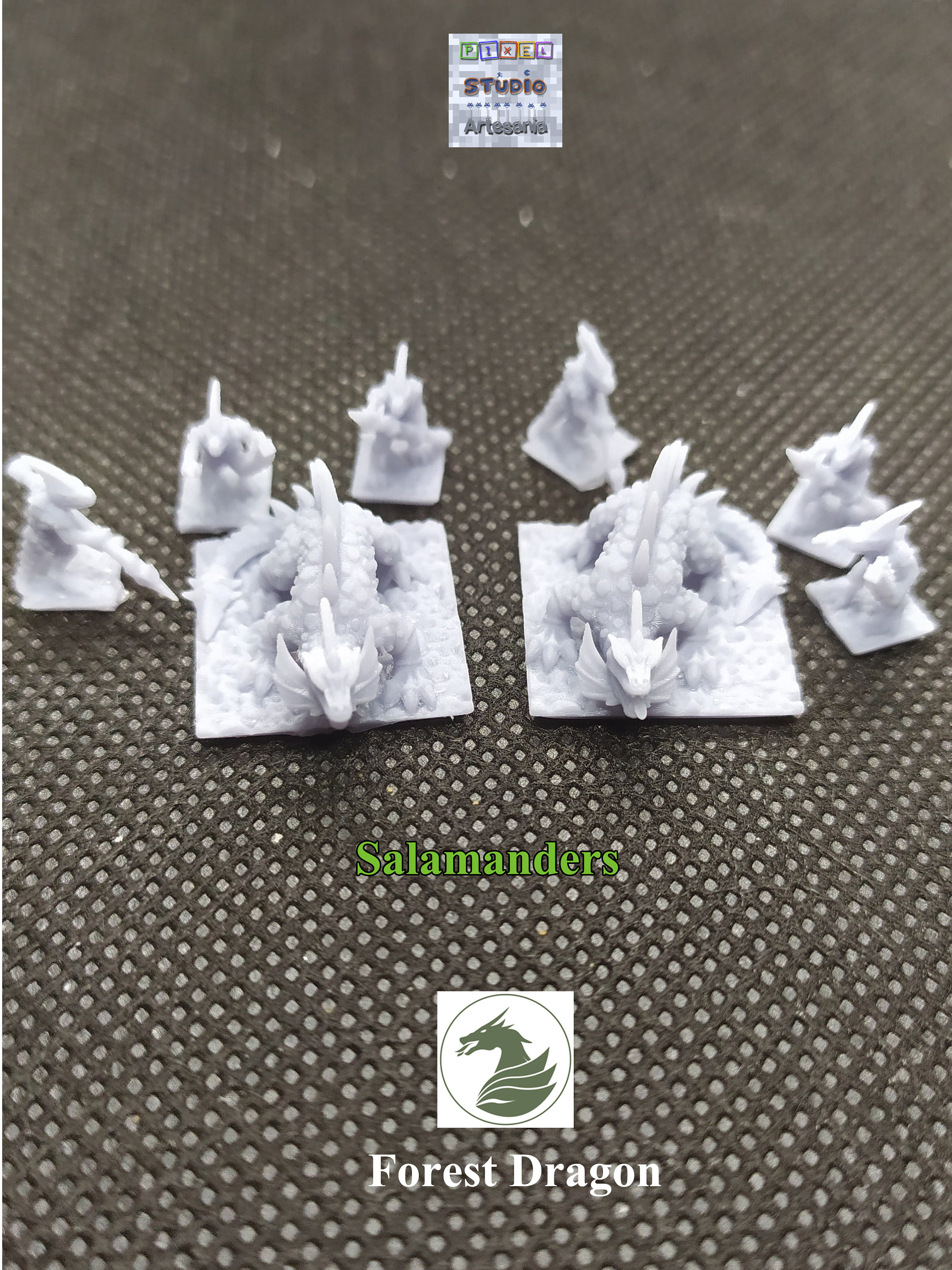 Lizardmen Army 10mm Warmaster Revolution Dragon Forest - Etsy
