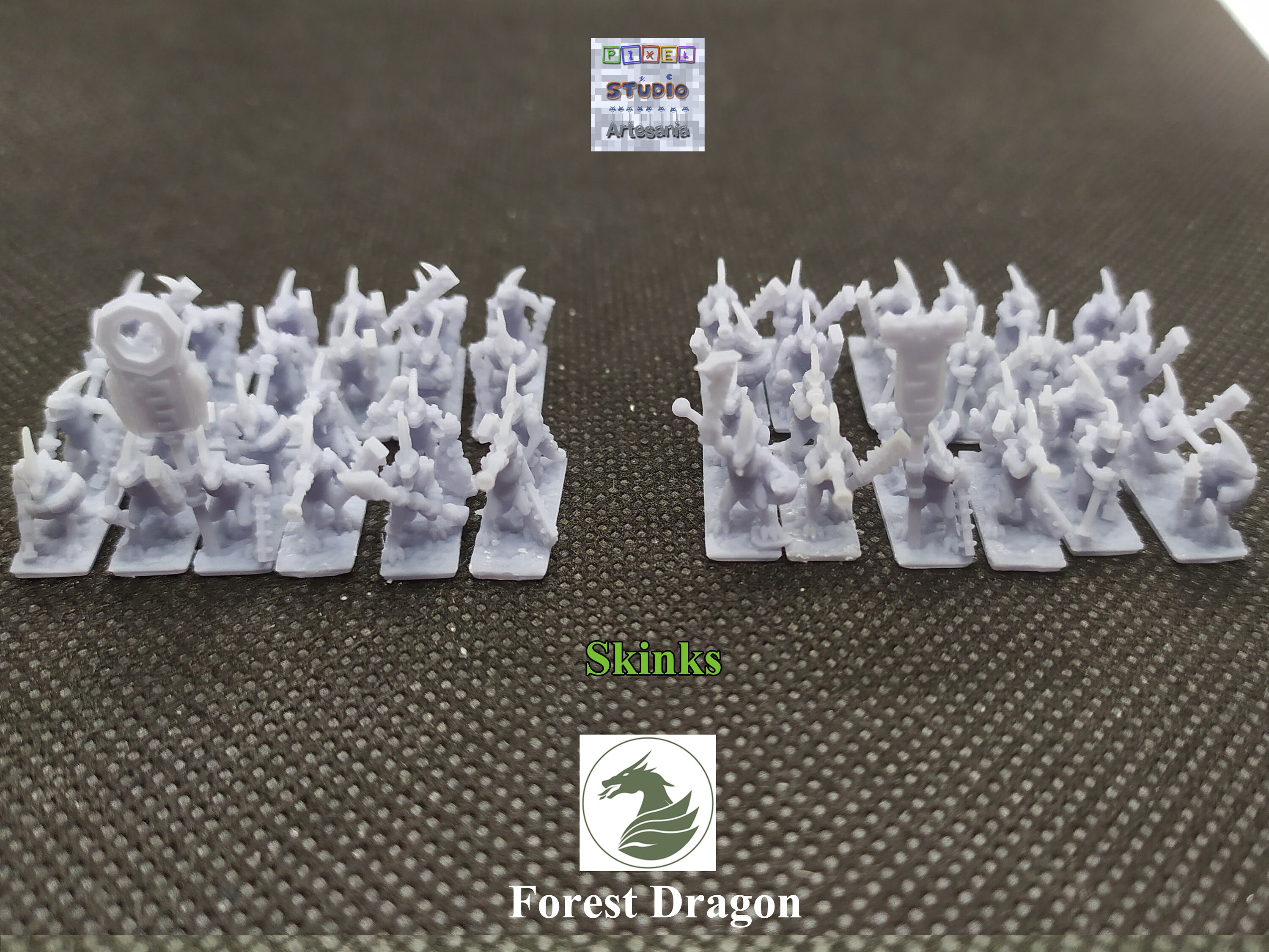 Lizardmen Army 10mm Warmaster Revolution Dragon Forest - Etsy