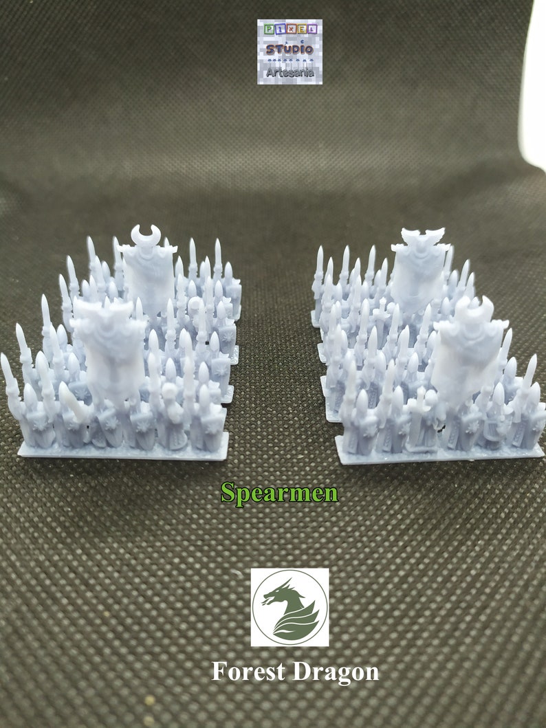 High Elves Army 10mm Warmaster Revolution Dragon Forest - Etsy