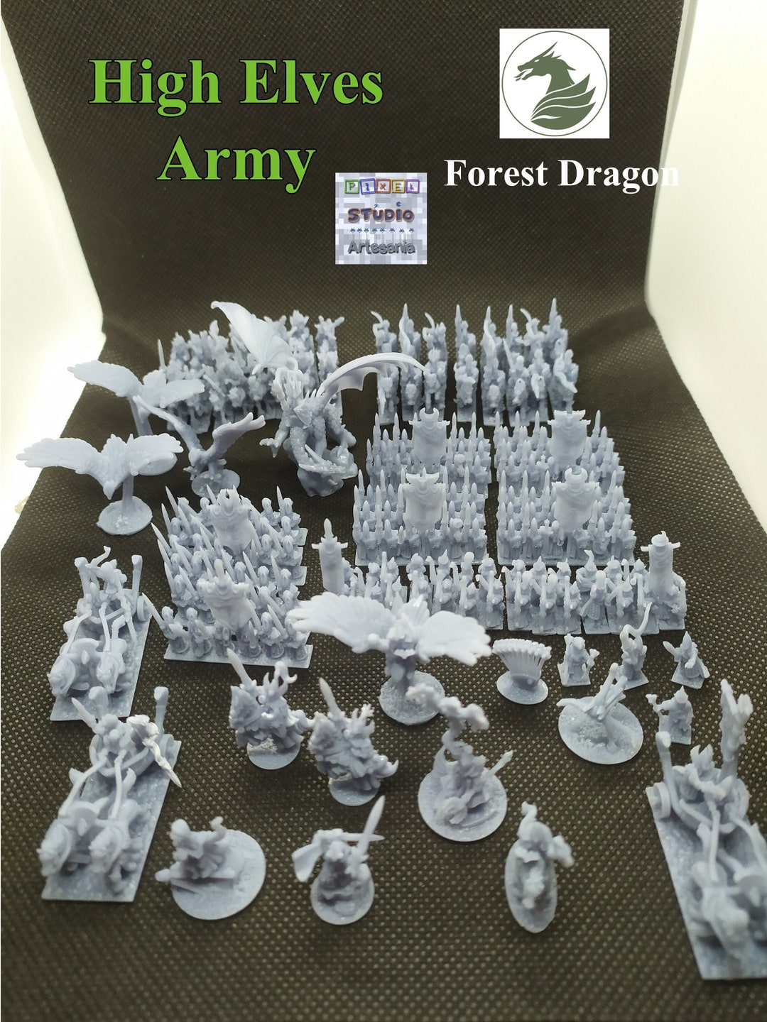 High Elves Army 10mm Warmaster Revolution Dragon Forest Miniatures - Etsy