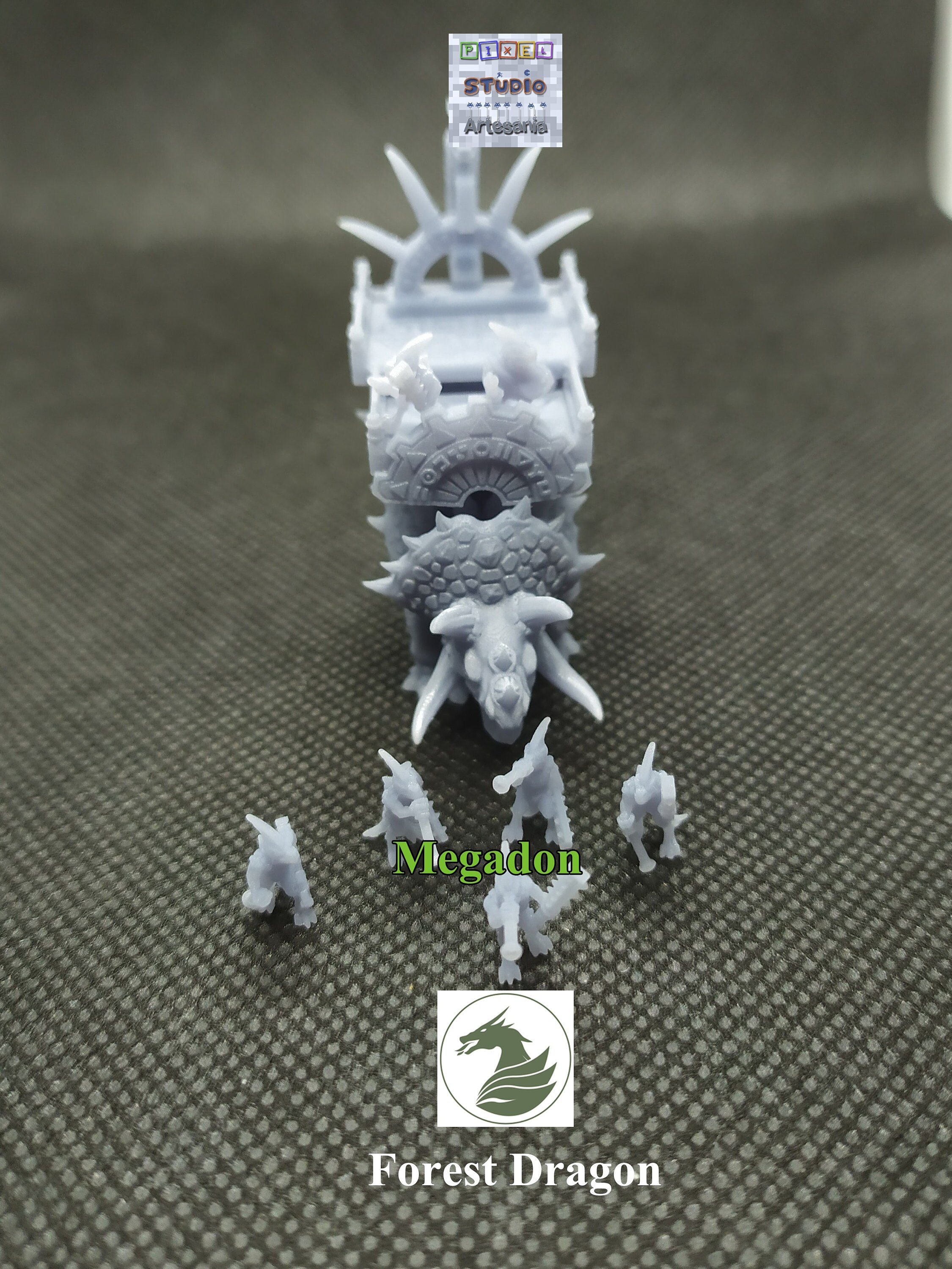 Lizardmen Army 10mm Warmaster Revolution Dragon Forest - Etsy