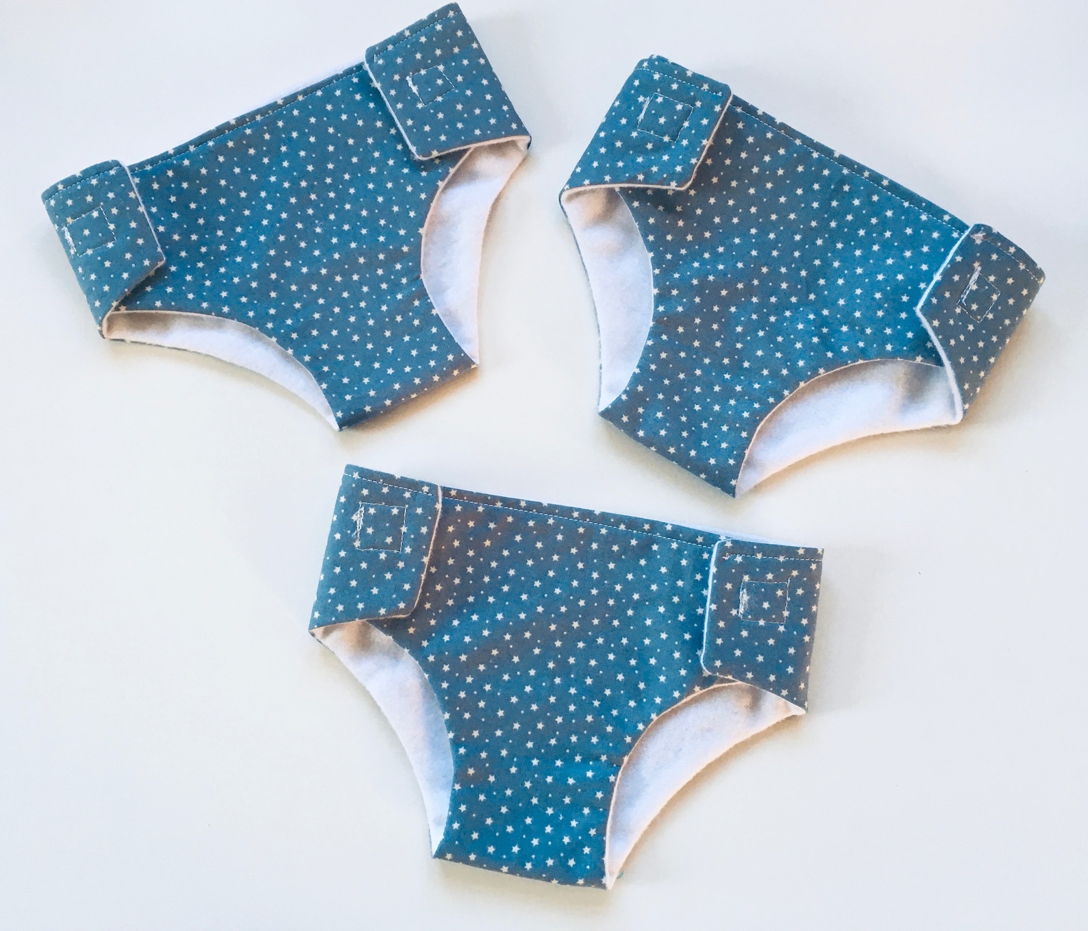 Set of Baby Doll Nappies / Diaper/ Baby Anabel / Baby Alex / Baby Born ...
