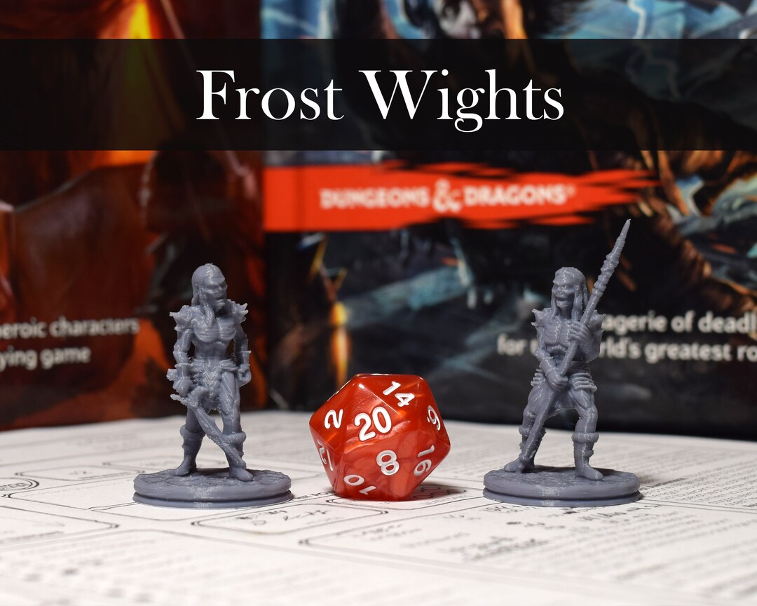 Frost Wight - 3D Printed Fantasy Miniature - Etsy