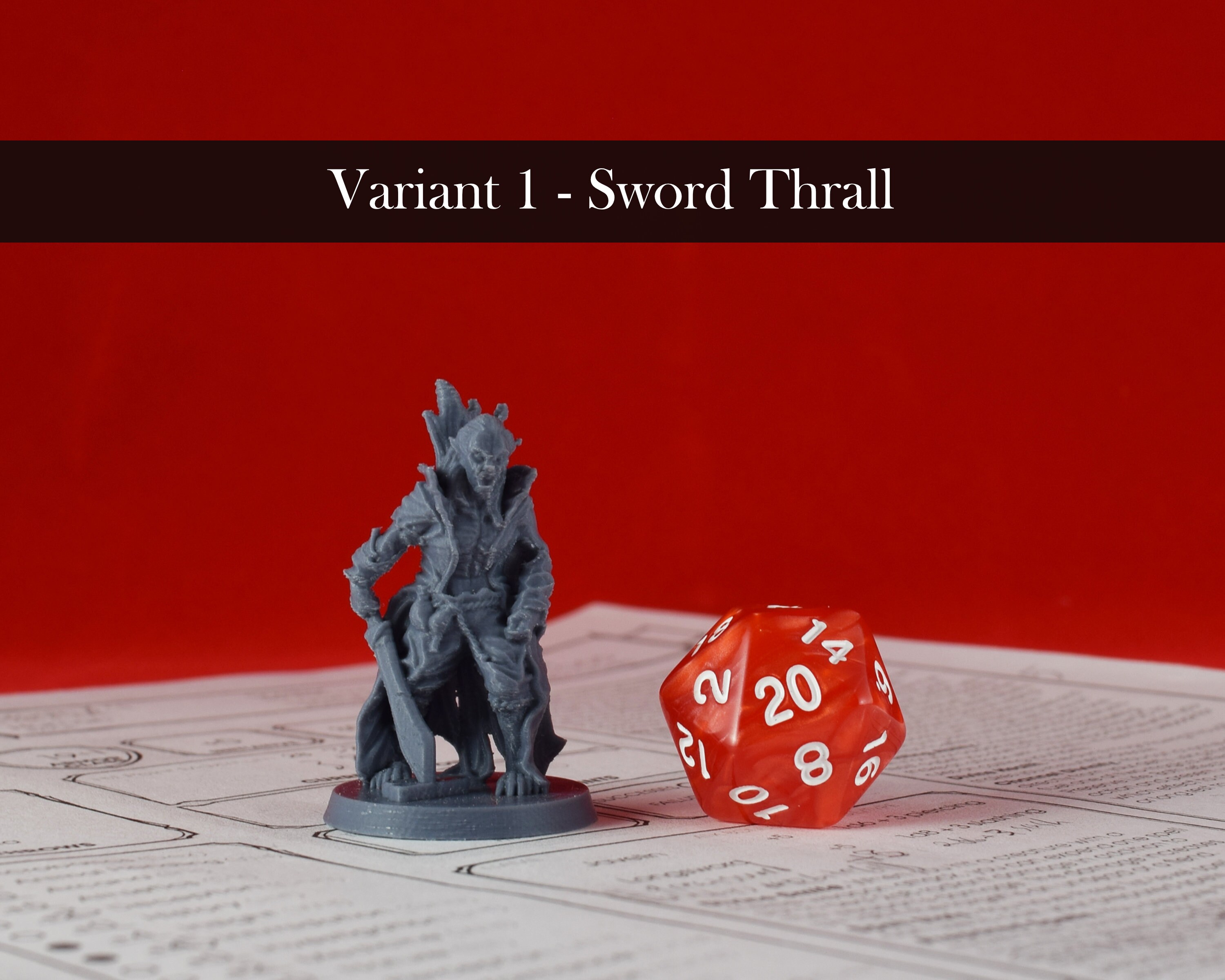 Vampires Vampire Spawn 3D Printed Fantasy Miniature - Etsy