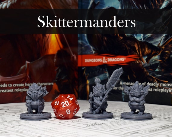 Skittermander 3D Printed Sci-fi Miniature | Etsy Ireland
