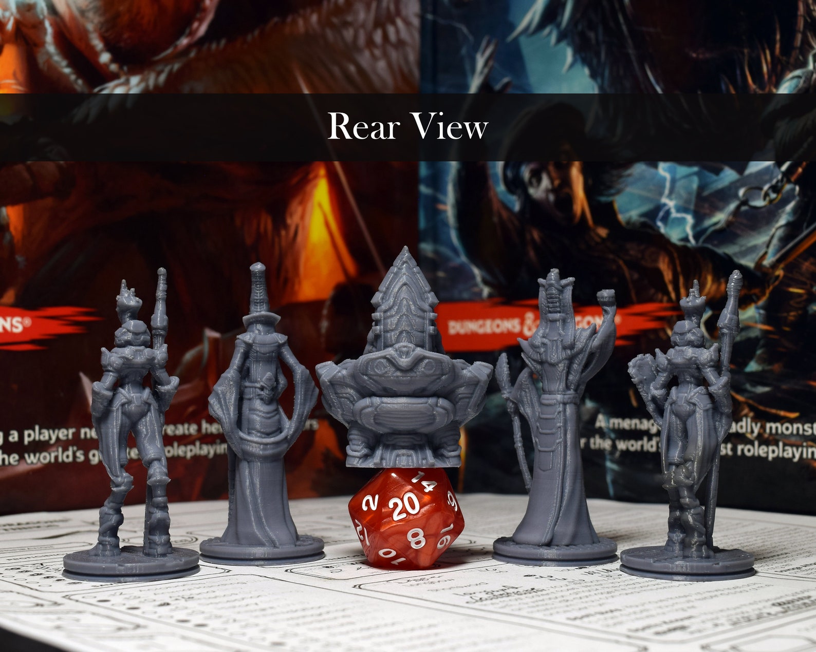 Alien Council 3D Printed Sci-fi Miniature - Etsy