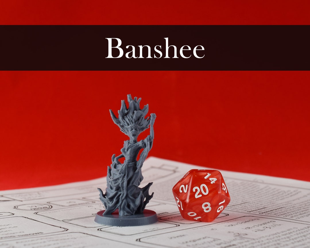 Banshee - 3D Printed Fantasy Miniature - Etsy