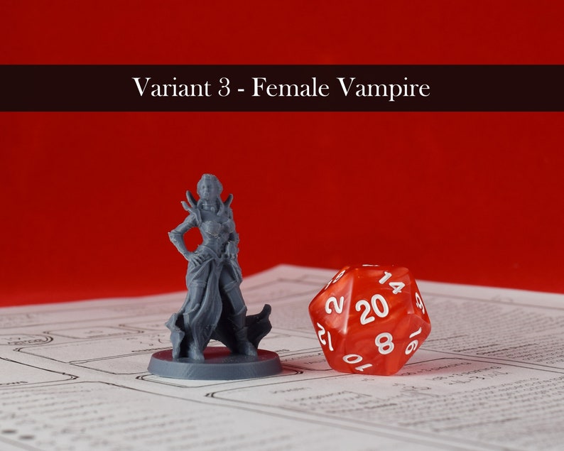 Vampires Vampire Spawn 3D Printed Fantasy Miniature - Etsy
