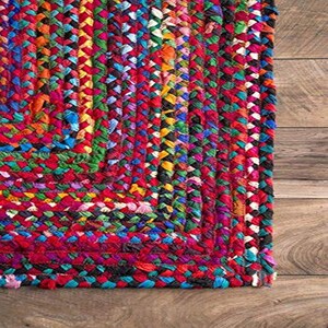 Rug Runner Braided, RUG RAG Meditation Mat Runner Rug, Bohemian Decor ...