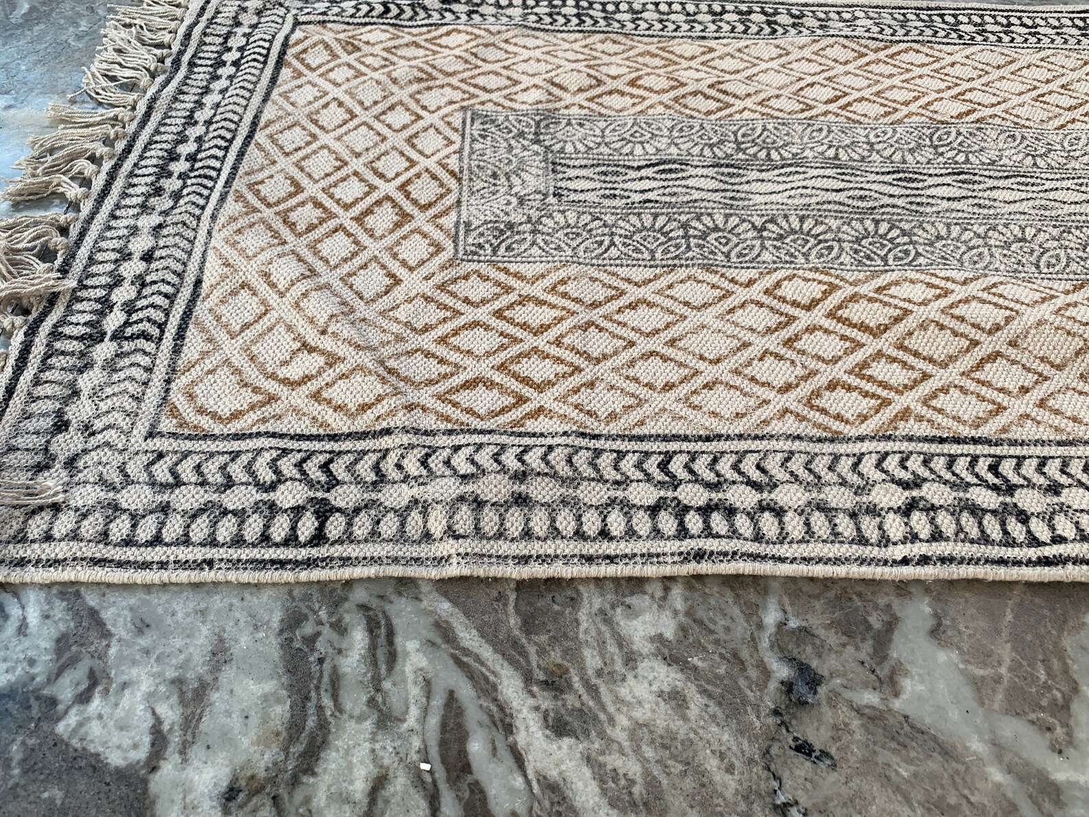 Handmade Runner Rug Hand Block Print Rug Kilim Runner Rug - Etsy