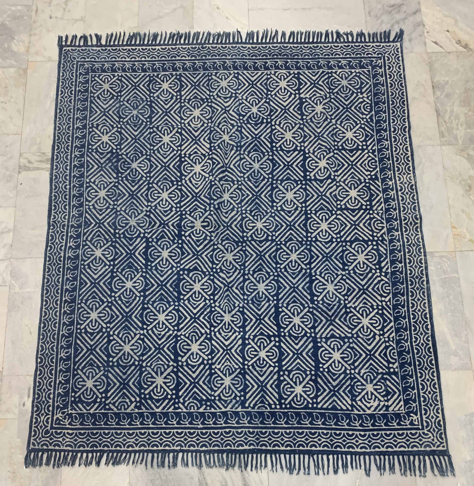 8x8 Rug Square Rug Handmade Rug Indian Rug Area Rug - Etsy