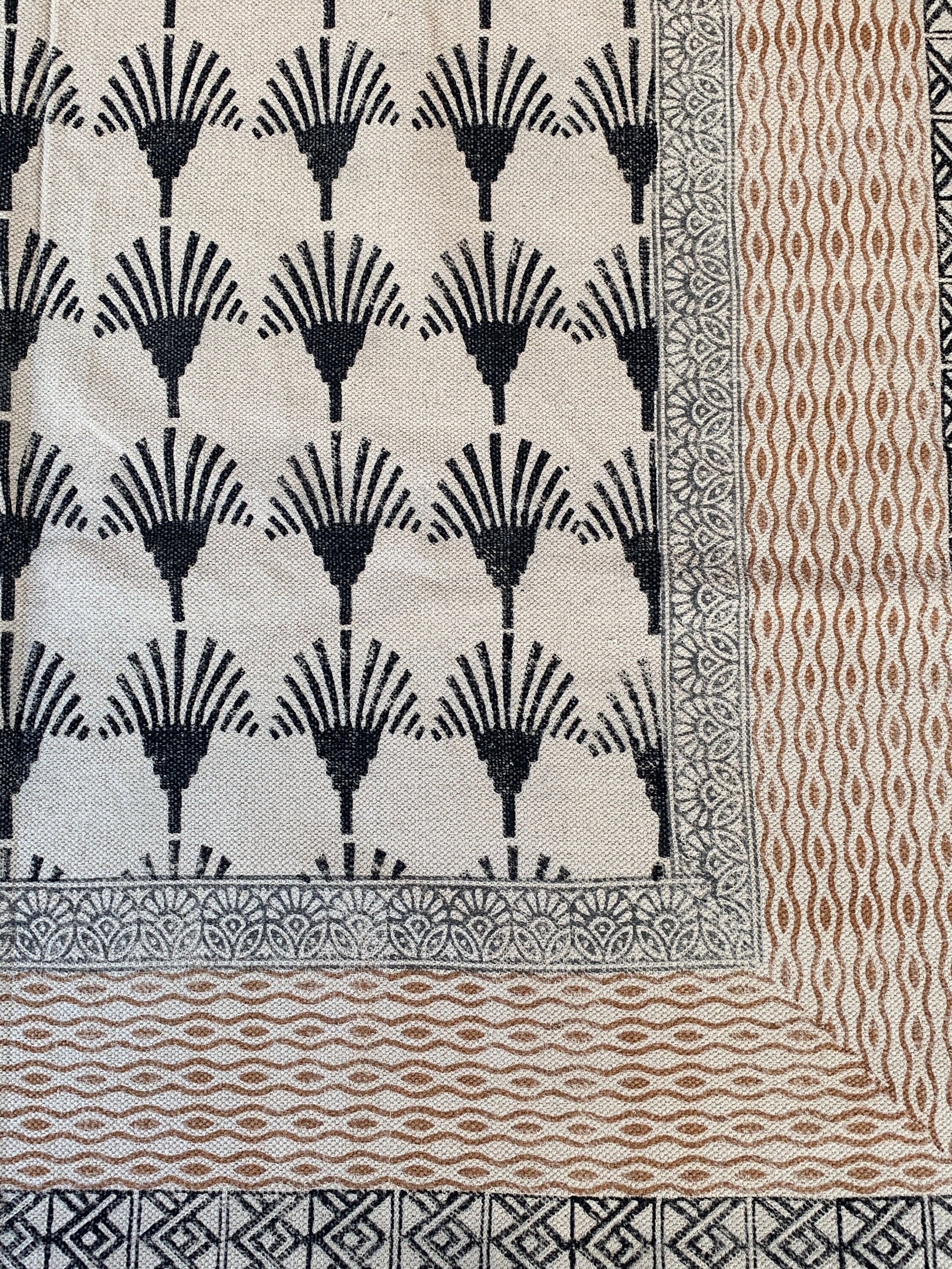 5x7 Handmade Rug Indian Rug Block Print Rug Navajo Rug - Etsy