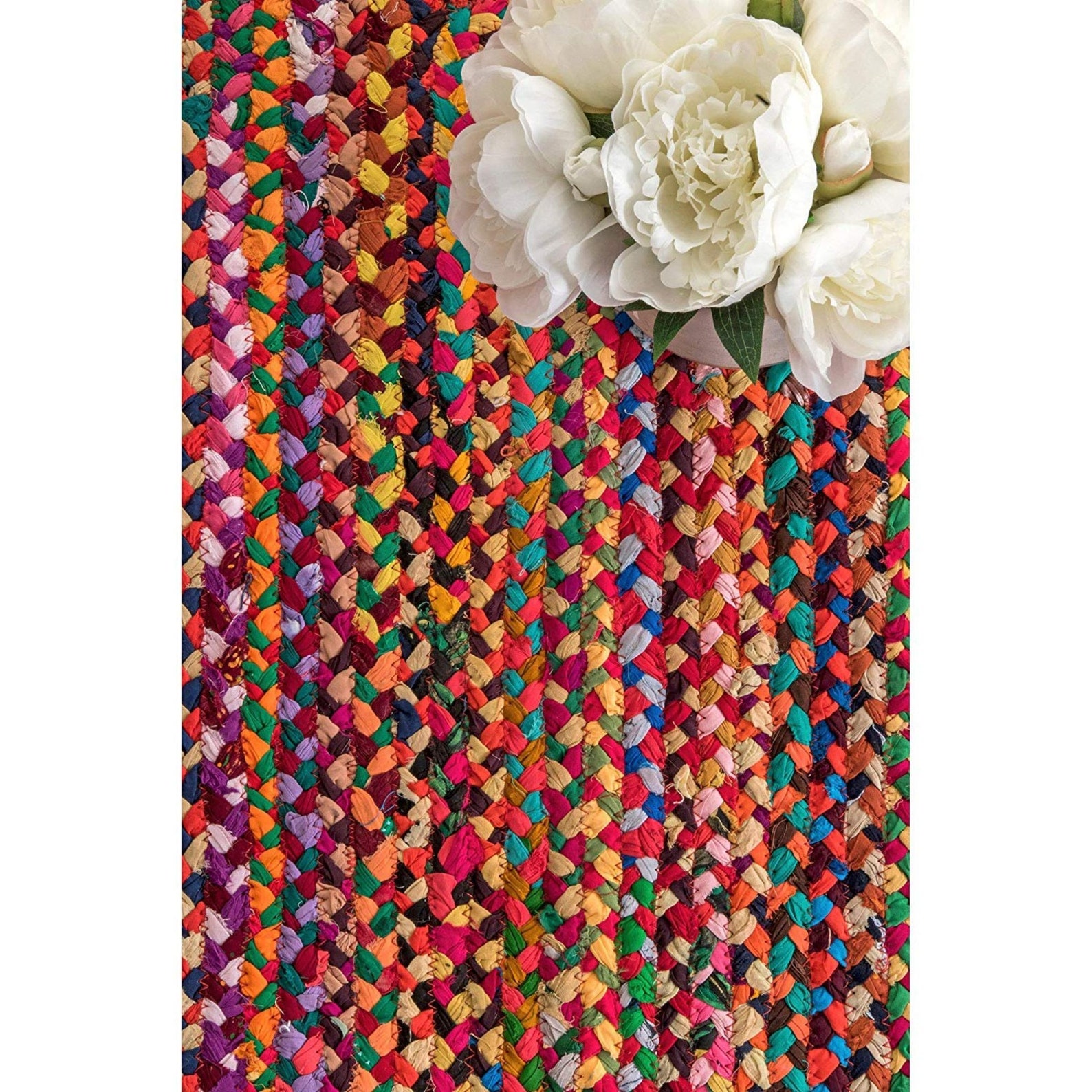 Rug Runner Braided RUG RAG Meditation Mat Runner Rug - Etsy