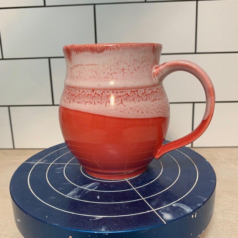 Red Mug - Etsy
