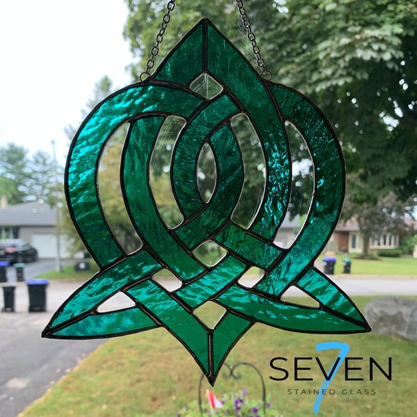 Celtic Heart Stained Glass Pattern - Etsy